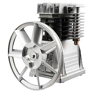 Namiose Air Compressor Pump Head 2HP/3HP Air Compressor Motor Head Pump Replacement Iron Piston Style Lubrication Pump Tools & Home Improvement Universal (3HP 2.2KW)