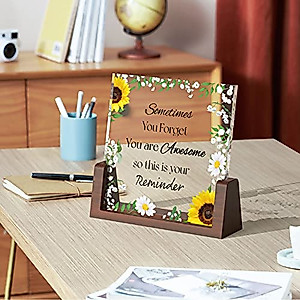 Inspirational Gifts for Women - Acrylic Motivational Gifts Encouragement Cheer Up Gifts for Women Men Mom Friends Birthday