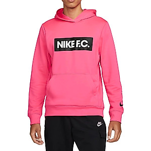 Nike Mens F.C. Active Hoodie Sz Medium Pink
