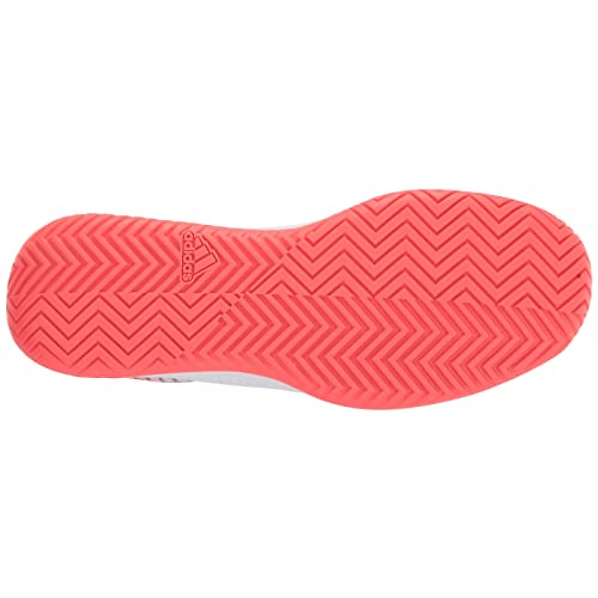 adidas Women's Defiant Generation Tennis Shoe, Turbo/Silver Metallic/White, 7.5