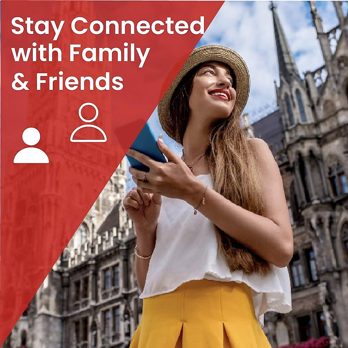USA Prepaid SIM Card (Verizon Network) | Unlimited 5G/4G Internet Data in USA (Including Hawaii) | Unlimited Calls and Texts Within US (30Days) (Does not Work with HOTSPOTS)