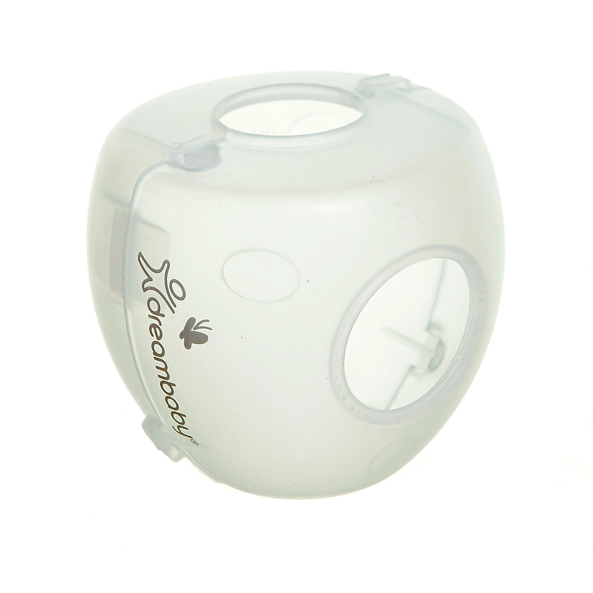 Dreambaby EZY-Fit Door Knob Child Proof Safety Covers - Fits Most Standard Doorknobs - Suitable for Push & Twist Locks - White - 3 Pack - Model L908