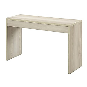Convenience Concepts Northfield Hall Console Desk Table, Weathered White