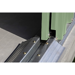 Arrow Classic Steel Storage Shed, 10x4, Sage Green