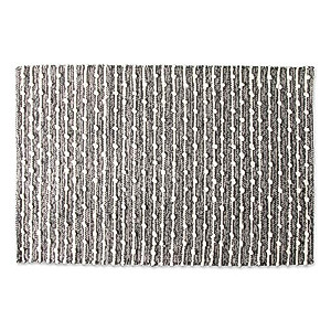DII Slub Rug Collection Recycled Cotton Loop, 2x3', Mineral Gray