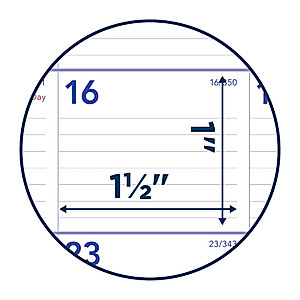 2024 AT-A-GLANCE® Repositionable Horizontal Wall Calendar With Adhesive Backing, 15" x 12", January To December 2024, PM15RP28