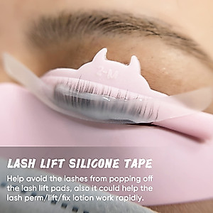 PERMANIA Lash Perm Kit, Lash Lift Sachet Kit with 10 g New Eyelash Lifting Adhesive Smells Great Keeps Both Lashes and Brows in Place 8 Weeks Mega L Curl Eyelash and Brow Lamination