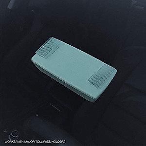 AUTOBOXCLUB - Heavy Duty EZPass/IPass/Toll Pass Mounting Strips/EZ Pass Mounting Strips/EZPass Transponder Device Holder/EZ Pass Adhesive Strip Set - 8pcs (4sets) with Alcohol Prep Pad