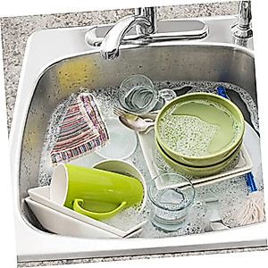 Cabilock 10pcs Color Stripe Square Scarf Microfiber Cleaning Rag Turkish Cotton Towels Turkish Cotton Bath Towels Microfiber Dish Towels Dish Rags Kitchen Dishcloth Hand Towel Cotton Towel