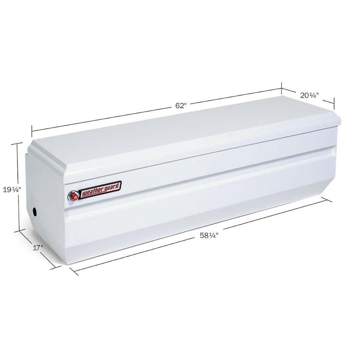Weather Guard Truck Box Chest, 62 in. W, 20-1/4 in. D