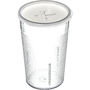 CFS 55018107 Stackable ShatterResistant Plastic Tumbler, 5 oz., Clear (Pack of 6)