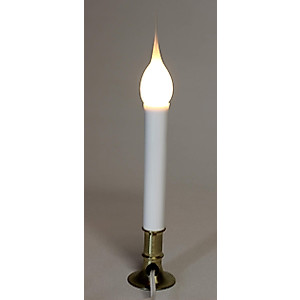 Creative Hobbies 5 Watt Silicone Dipped Country Candle Lamp Light Bulbs - Replacement Bulbs for Candles and Chandeliers - Box of 24