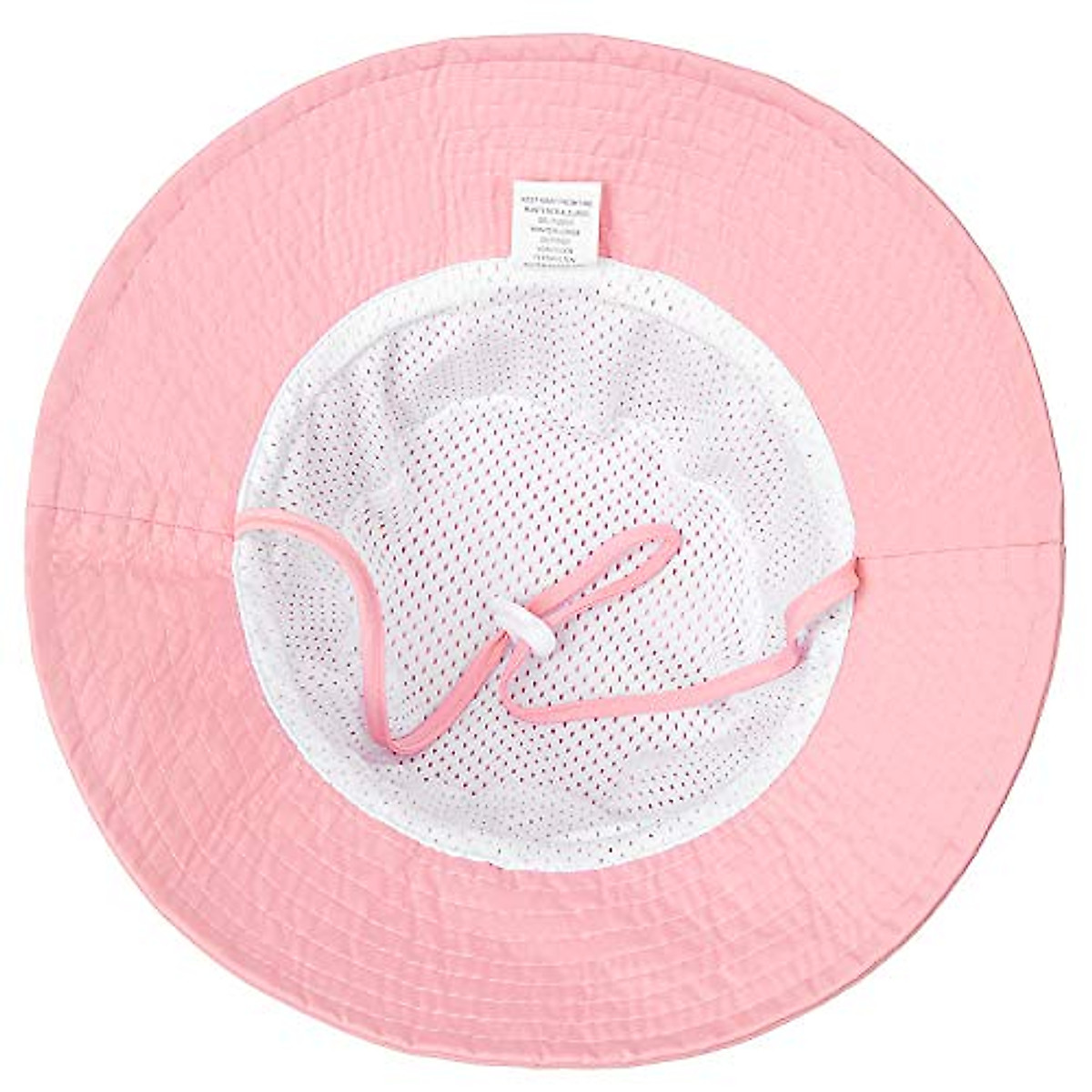 Baby Sun Hat Smile Face Toddler UPF 50+ Sun Protective Bucket hat Nice Beach hat for Baby Girl boy Adjustable Cap Pink