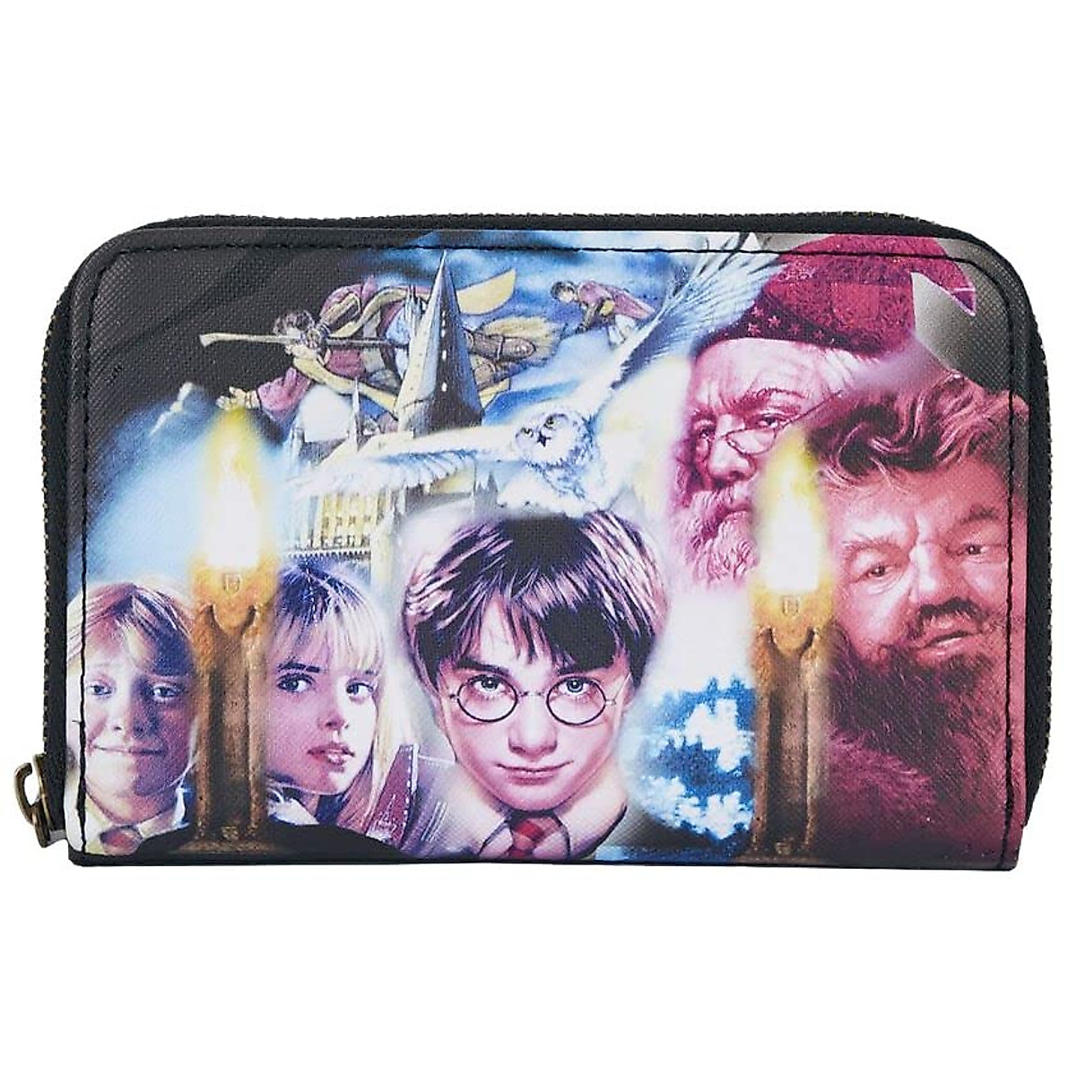 Loungefly Harry Potter Trilogy Sorcerers Stone Zip Around Wallet Harry Potter One Size