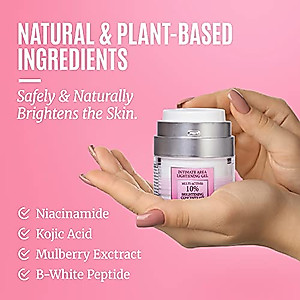 Divine Derriere Intimate Dark Spot Remover for Body, Face, Bikini and Sensitive Areas - Dark Spot Corrector Cream for Intimate Areas Contains Mulberry Extract, Alpha Arbutin, Peptide
