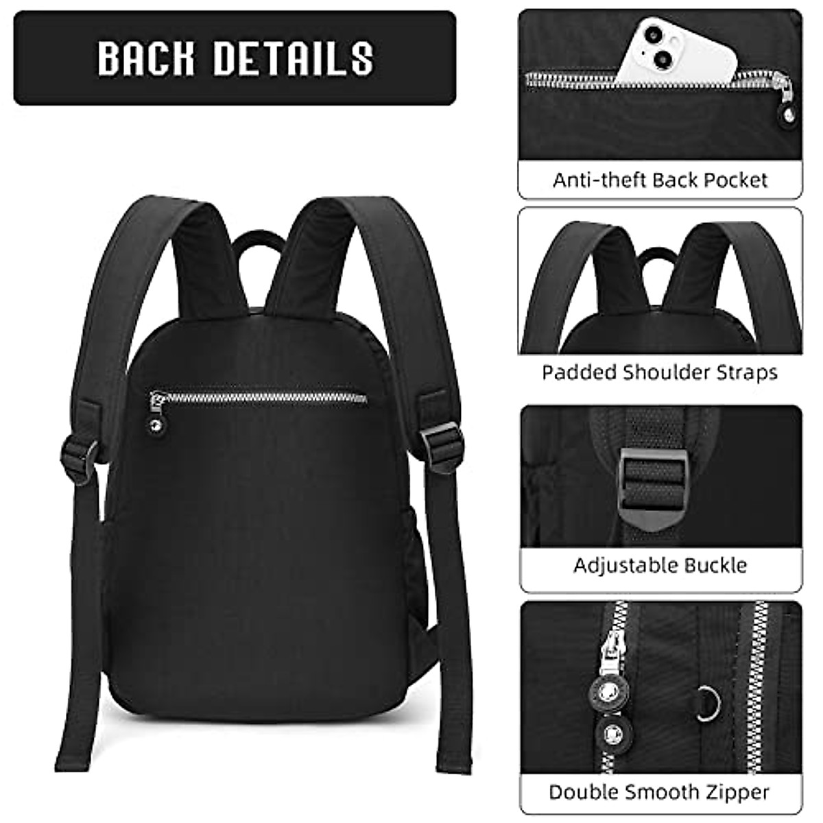 Hiking Waterproof 13" Laptop Backpack Purse for Women and Men,Travel Backpack