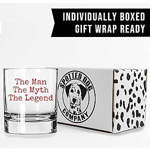 Personalized Printed 11oz Whiskey Glass - Custom Bourbon Christmas Gifts for Men, Dad Scotch Drinking Birthday Glasses, Groomsmen, Liquor Cocktail Rocks Old Fashioned, Your Text Here