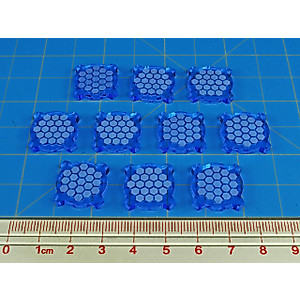 LITKO Space Fighter 2nd Edition Tokens | Compatible with Star Wars: X-Wing Miniatures Game | Pack of 10 (Double-Sided Shield Tokens)
