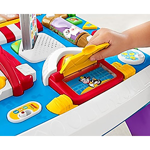 Fisher-Price Baby to Toddler Toy Laugh & Learn Around the Town Learning Activity Table with Music & Lights for Infants Ages 6+ Months​ (Amazon Exclusive)