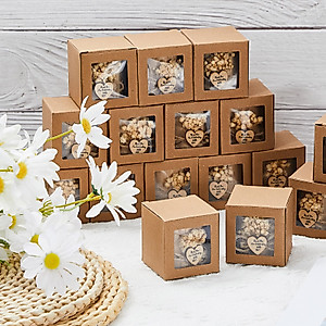 12 Pcs Rustic Wedding Favor Candle Holders Bridal Shower Favors Candles Wedding Party Favors Wedding Wooden Candle Gifts Wedding Souvenirs for Guest Romantic Gifts Wedding Decorations (Light Brown)
