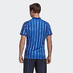 adidas Male Freelift Engineered Aeroready Tee , Team Royal Blue/White , M