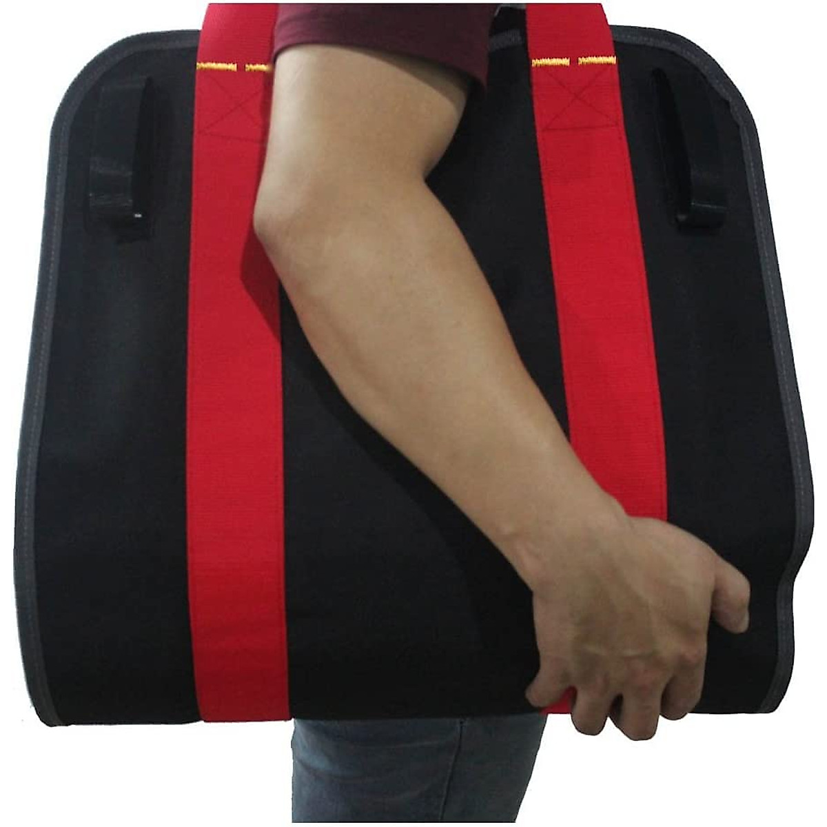 MeloTough Firewood Log Carrier Ballistic Log Tote Bag,Super Stronger Than Canvas Firewood Carrier Log Tote Bag