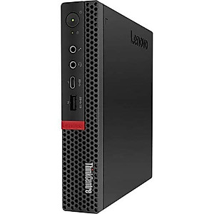 Lenovo ThinkCentre M720q 10T7008CUS Desktop Computer - Intel Core i7 8th Gen i7-8700T 2.40 GHz - 16 GB RAM DDR4 SDRAM - 256 GB SSD - Tiny - Raven Black (Renewed)