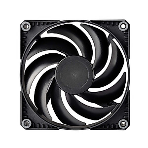 Phanteks (PH-F120SK_BBK_PWM) SK120 PWM Fan, 120mm Fan, high Airflow Nine-Blade Design, Rubber dampening washers - Black