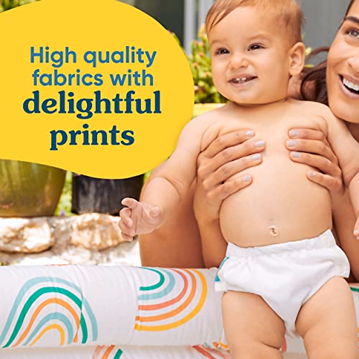 Charlie Banana Reusable Swim Diaper, Washable, with Easy On and Off Snaps for Baby Girls Boys, Soft and Snug Waterproof Fit to Prevent Leaks - Turquoise, Size S (12-20 lbs)