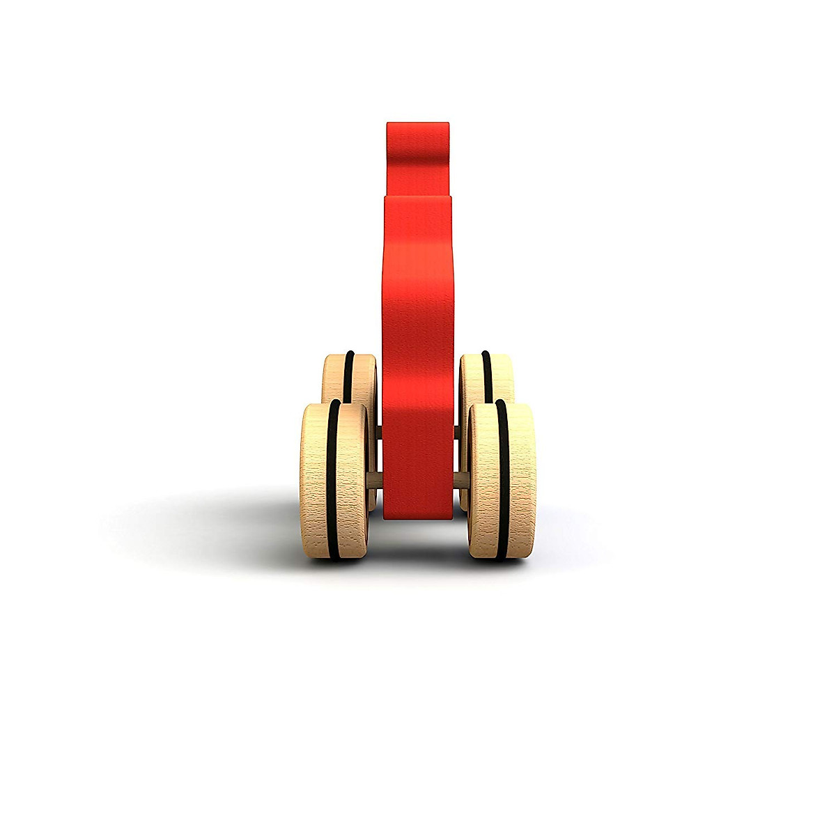 BeginAgain Pusharound Tractor - Promote Imagination & Active Play - Red, Kids 18 Months & Up