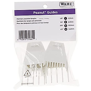 WAHL Comb Set for Peanut Trimmer, White