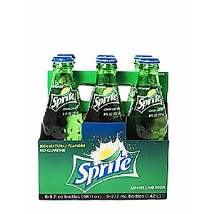 Sprite 8oz Glass Bottles 4-6 Packs (24 Bottles) Sprite
