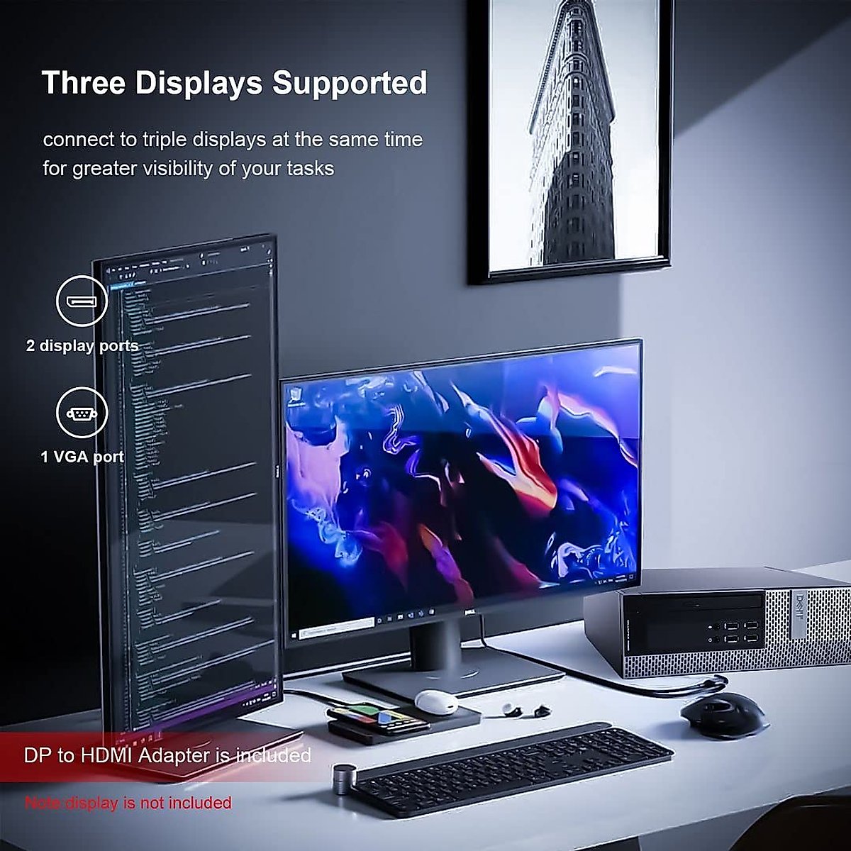 Dell OptiPlex 9010 Refurbished Desktop Computers i7 3.4GHz, 32GB Ram New 1TB SSD, AC7260 Built-in WiFi Ready, HDMI Dual 4K Monitor Support, Windows 10 Pro, Altec Wireless Keyboard Mouse (Renewed)
