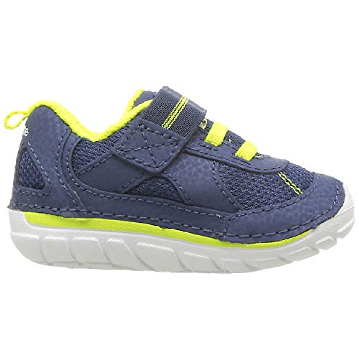 Stride Rite Soft Motion Jamie Running Shoe, Navy, 3 M US Infant