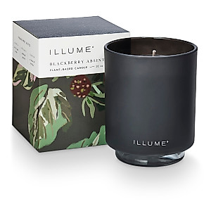 Illume Beautifully Done Essentials BlackBerry Absinthe Boxed Glass Scented Soy Candle