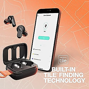 Skullcandy Dime 3 In-Ear Wireless Earbuds, 20 Hr Battery, Microphone, Works with iPhone Android and Bluetooth Devices - Black