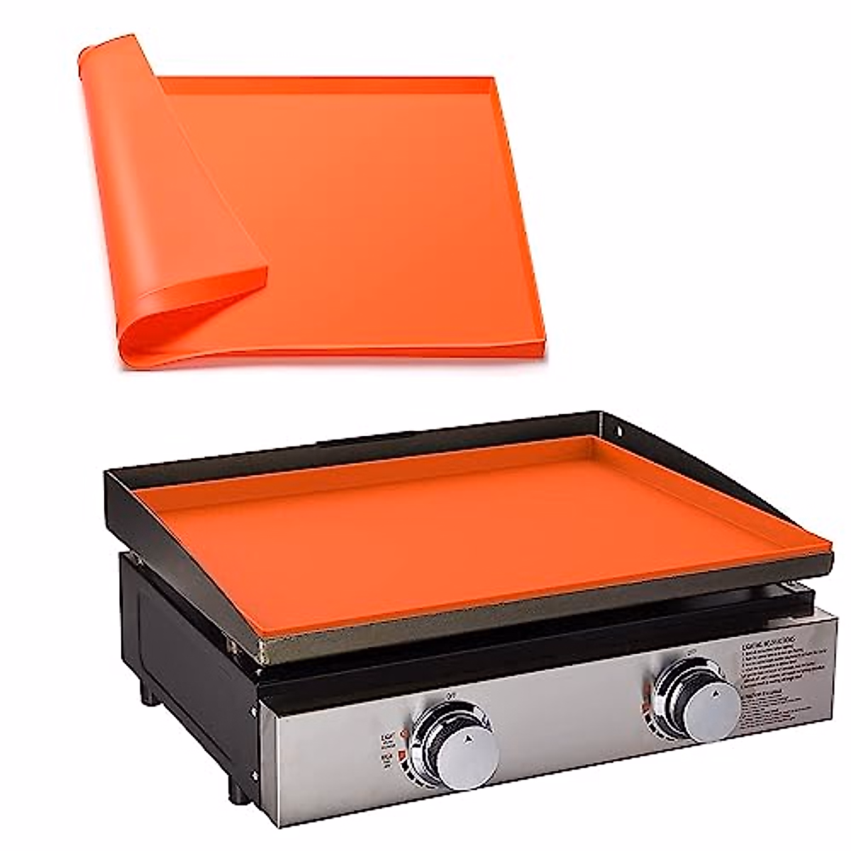 Silicone Griddle Mat for Blackstone 22 Inch Griddle, Heavy Duty Food Grade Silicone Grill Cover,Protect Griddle from Rodents, Insects, Debris, and Rust, Premium Silicone Griddle Mat Cover