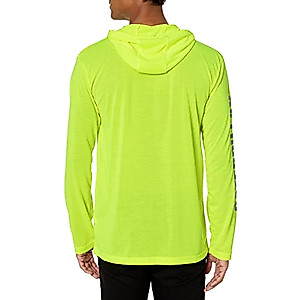 Caterpillar Men's Classic Fit Long Sleeve Hooded Shirt, Hi-Vis Orange, XX-Large