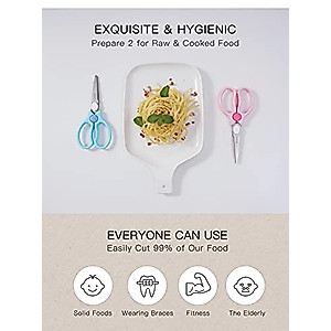 Simba Premium Portable Safety Food Scissors (Blue)