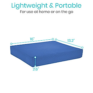 Vive Balance Pad - Foam Large Yoga Mat Trainer for Physical Therapy, Stability Workout, Knee and Ankle Exercise, Strength Training, Rehab - Chair Cushion for Adults, Kids, and Travel