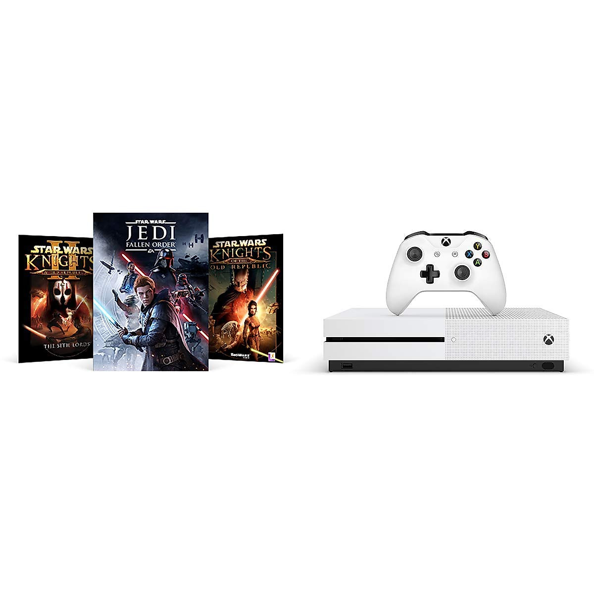 Xbox One S 1TB Console - Star Wars Jedi: Fallen Order Bundle (Renewed)
