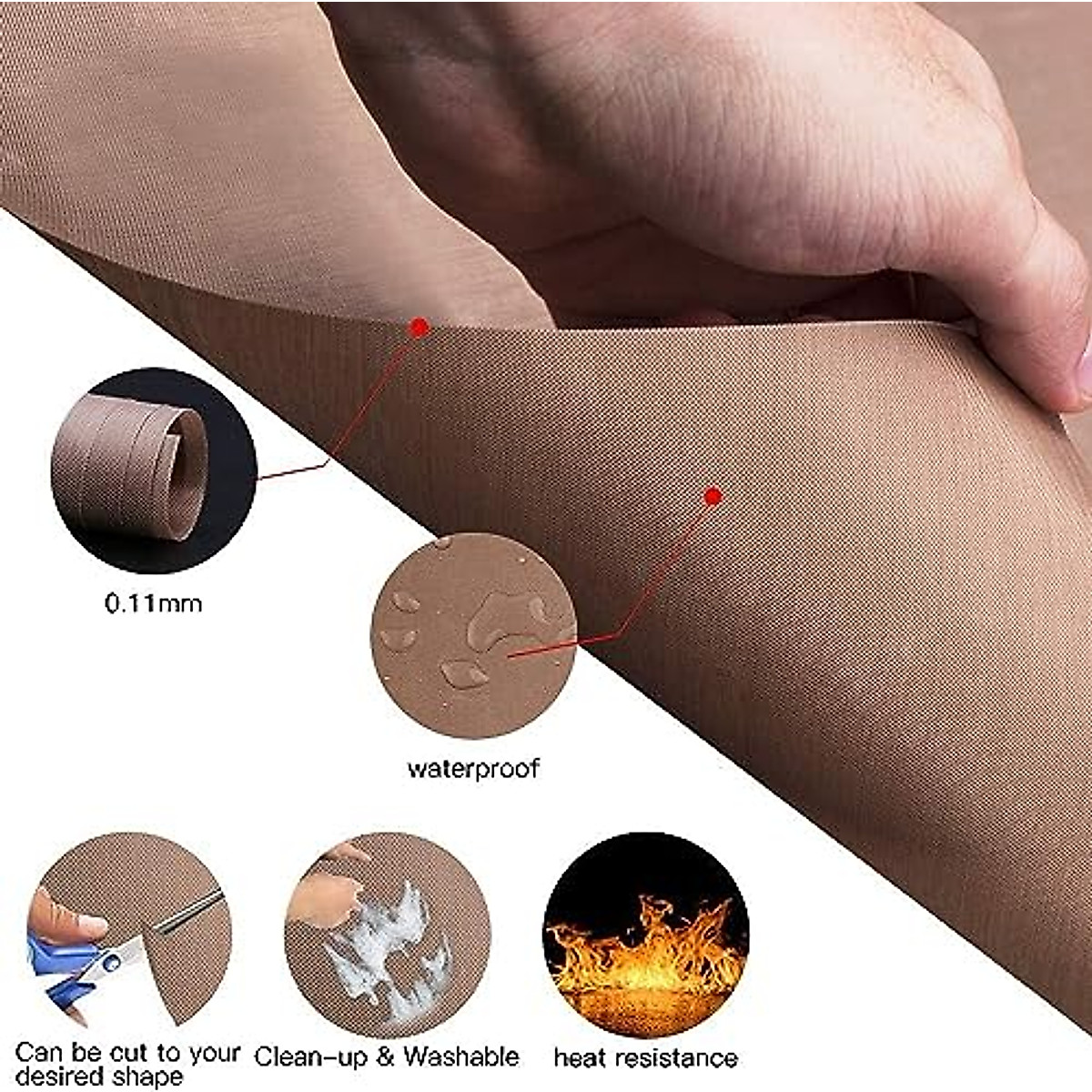 XEUZK Sublimation Shirts Tool Kits with 8 T Shirt rulers, 3Pack Teflon Sheet for Heat Press 12 x 16in, Heat Resistant Gloves with Silicone Bumps, 2 Rolls Heat Resistant Tape, 2Pcs Sublimation Pencil