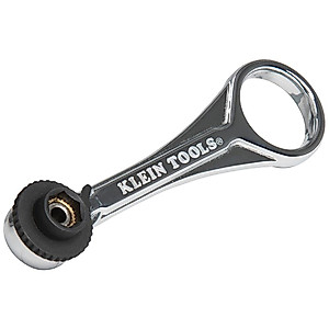 Klein Tools 65200 Ratchet Set, 5-Piece Mini Ratchet Set with Phillips, Slotted, and Adapter for Other Socket Sizes, For Tight Spaces