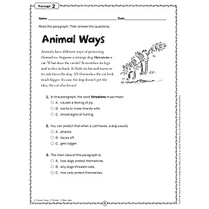 Comprehension Skills: Short Passages for Close Reading: Grade 3