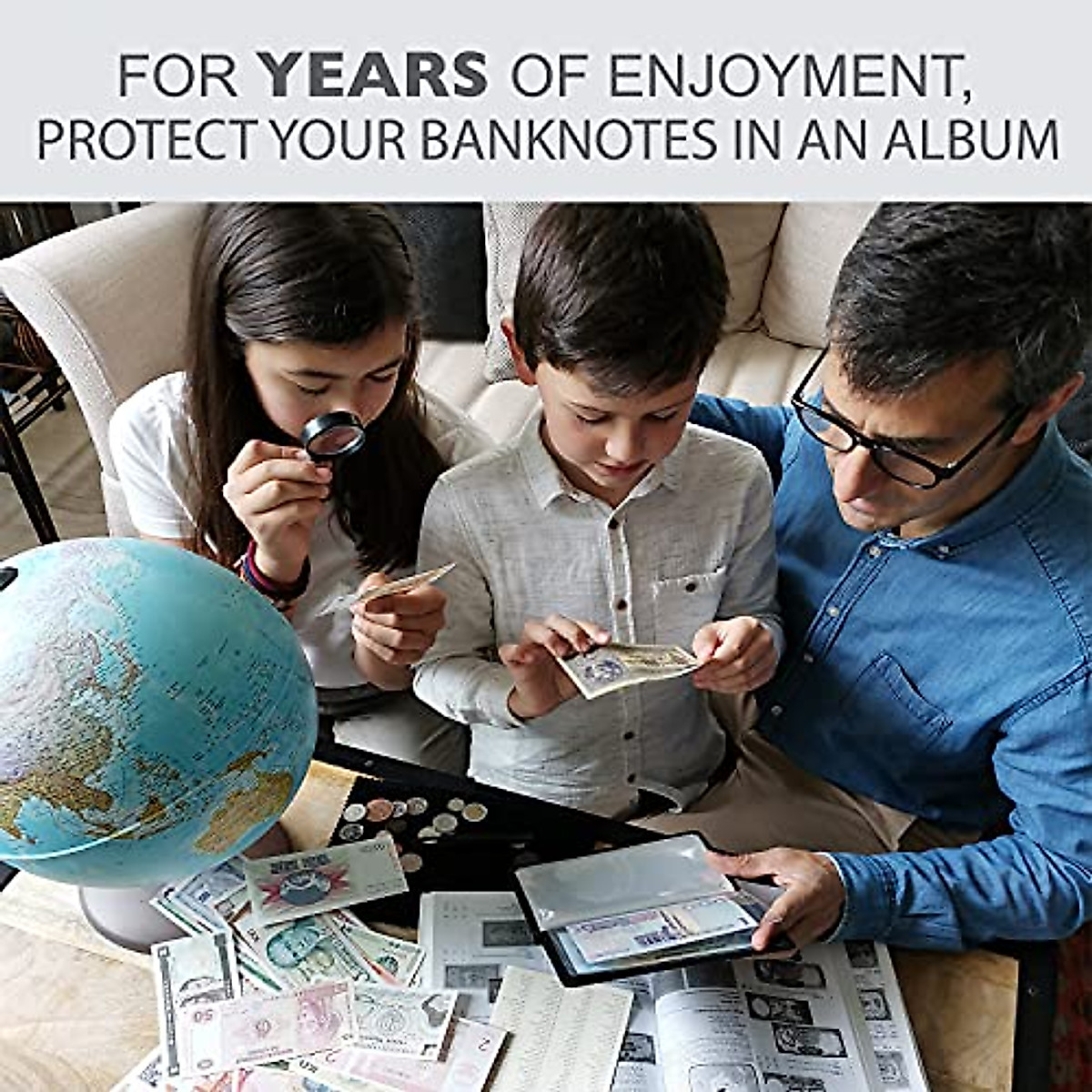 World Currency Collection – 100 Uncirculated Banknotes from 100 Countries, No Duplications, with Certificate of Authenticity – Old Paper Money for Collectors, Schools, & Museums