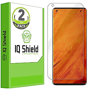 IQ Shield Screen Protector Compatible with Motorola Edge Plus (2-Pack) Anti-Bubble Clear Film