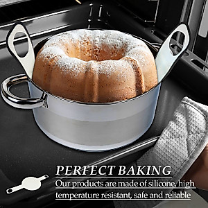 DOERDO Glass Fiber Baking Mats for Dutch Oven Bread Baking, Reusable Non-stick Bread Sling, Heat Resistant Baking Bread Pad for Dough Pastry