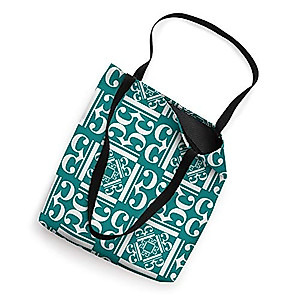 Alto Clef / Tenor Clef / C Clef Design Viola Players - Teal Tote Bag