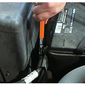 Lang Tools 6525 XL Ratcheting Side Terminal Battery Wrench, 5/16"