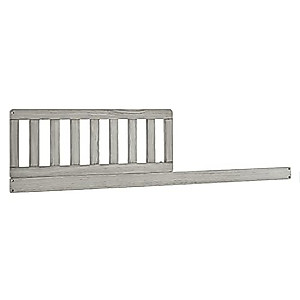 Delta Children Simmons Kids Asher 6-in-1 Convertible Crib with Toddler Rail, Rustic Mist